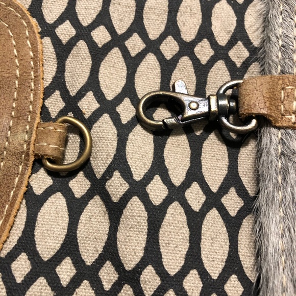 Bags | Myra Bag Backpack Up Cycled Material Nwt | Poshmark